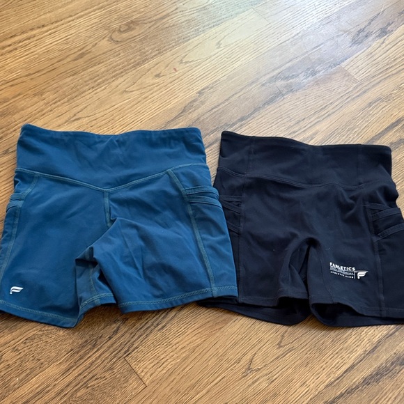 Fabletics | Shorts | Fabletics 2 Pair Xxs Navy Black Workout Shorts ...
